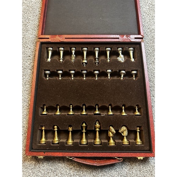 The Unbranded Brand | Games | Quality Chess Set Wood Board Heavy Metal ...